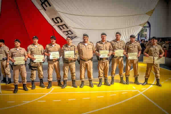 Militares do 47º BPM são homenageados em Juiz de Fora